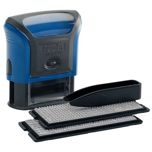 Tampon personnalisable - 4 lignes - Manutan.fr