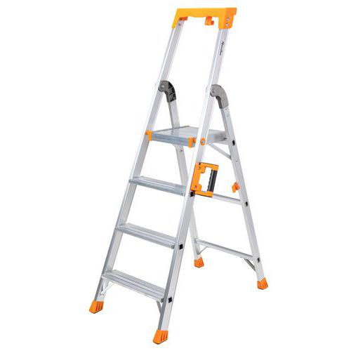 Escabeau professionnel aluminium - Manutan