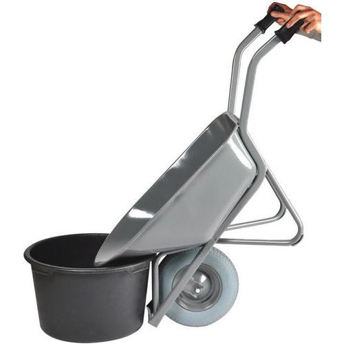 Brouette Easy Rider - Poignées ergonomiques - Manutan.fr