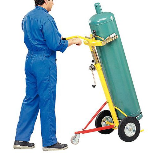 Diable chariot porte-bouteille à élévation assistée - Force 150