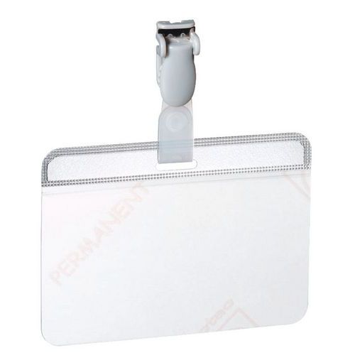 Porte-badge autoplastifiable - Avec clip - Manutan.fr