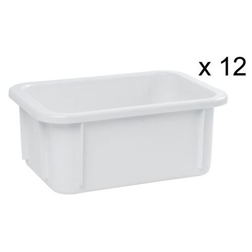 Bac plastique - Longueur 300 à 400 mm - 5 et 10L - Vepabins - Manutan.fr