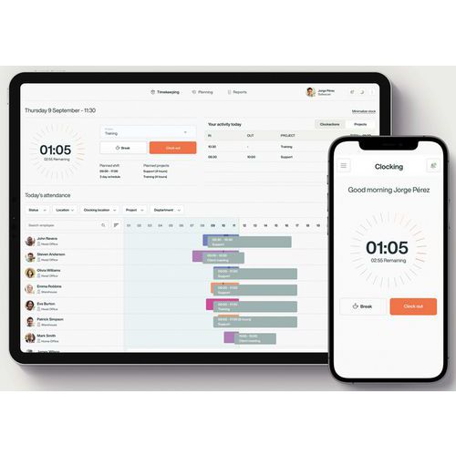 Pointeuse digitale - TimeMoto TM-616 - Safescan - Manutan.fr