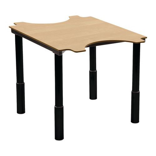 Table Ergo Technic 110 x 80 cm réglable en hauteur - compact Sunset ...