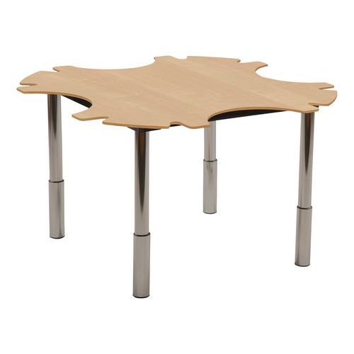 Table Ergo Technic Ø 140 cm réglable en hauteur - compact Sunset ...