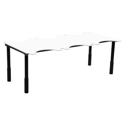 Table Ergo Technic 205 x 110 cm réglable en hauteur - compact Sunset ...