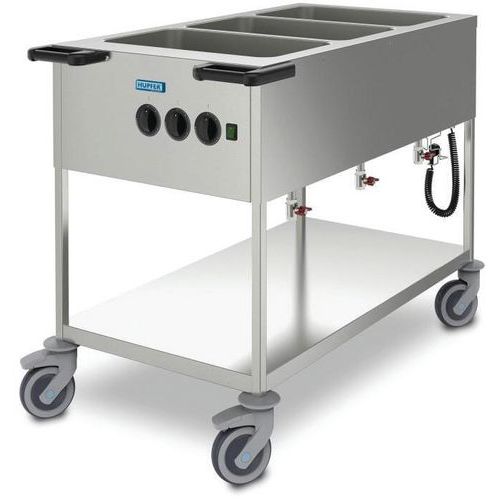 Chariot bain-marie chauffant SPA/EB - Hupfer - Manutan.fr