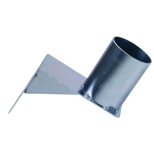 Crochet de fixation au mur Ø76 mm - Manutan Expert - Manutan.fr