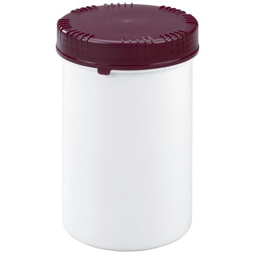 Pot plastique à couvercle vissant Packo - Manutan.fr
