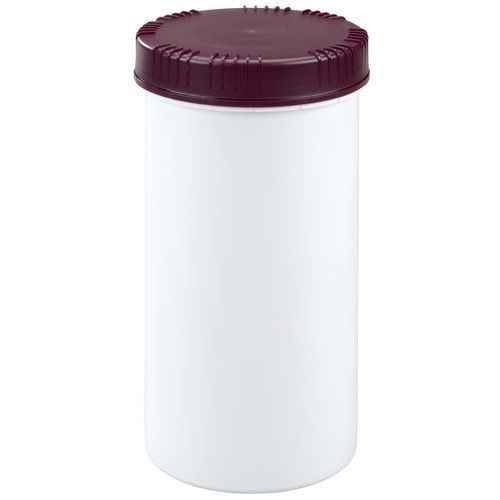 Pot plastique à couvercle vissant Packo - Manutan.fr