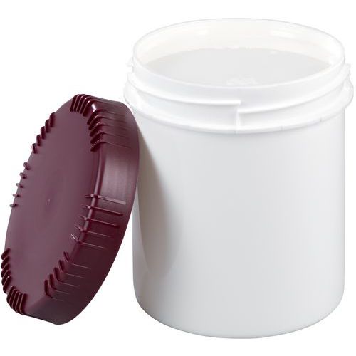 Pot plastique à couvercle vissant Packo - Manutan.fr