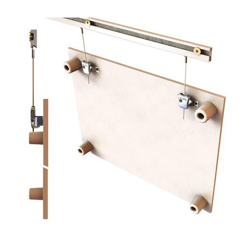 Jeu de suspension pour cadres et tableaux magnétiques - Manutan.fr