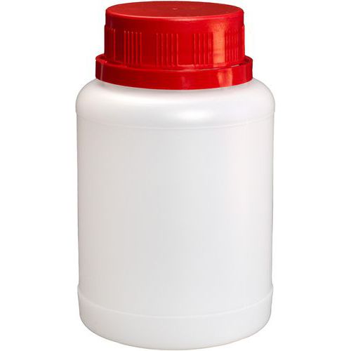 Flacon PEHD avec couvercle vissant - 60 à 1000ml - Manutan.fr