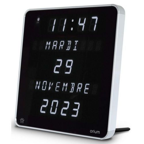 Horloge Ephéméris LED Blanc DST - Orium - Manutan.fr