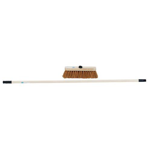 Manche en bois 1m30 et balai coco 32 cm - Manutan - Manutan.fr
