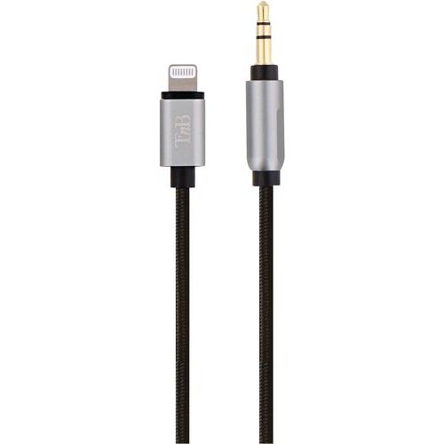 Cable Lightning vers jack 3.5 mm nylon - TNB - Manutan.fr