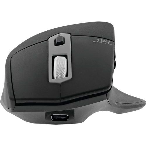 Souris sans fil semi-ergonomique rechargeable iClick - TNB - Manutan.fr