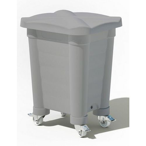 Bac de stockage EASYBAC avec couvercle et roulettes - 115L à 585L ...