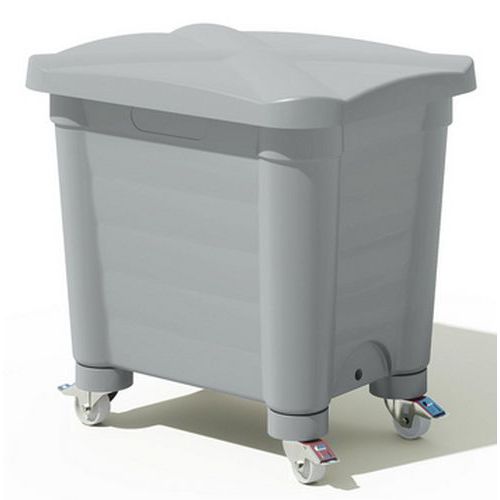Bac de stockage EASYBAC avec couvercle et roulettes - 115L à 585L ...