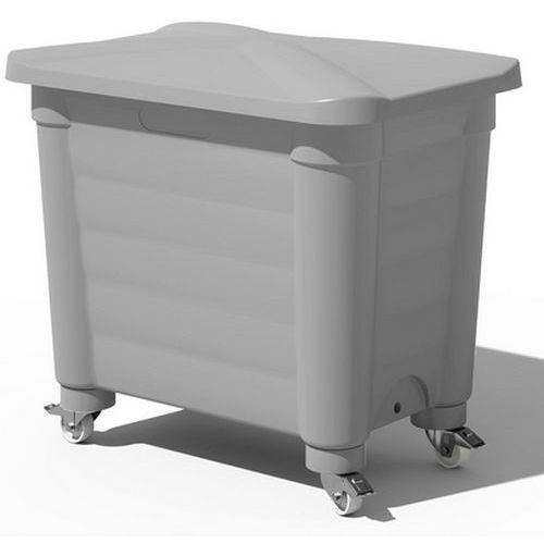 Bac de stockage EASYBAC avec couvercle et roulettes - 115L à 585L ...
