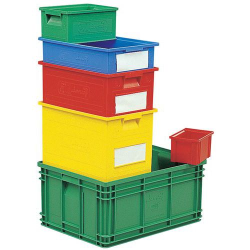Bac gerbable - Vert - Longueur 200 à 630 mm - 3,6 à 85 L - Manutan.fr