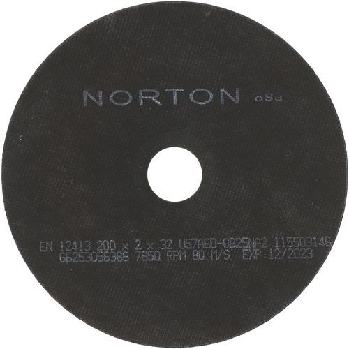 Meule de tronçonnage plate renforcé MDCO - Norton - Manutan.fr