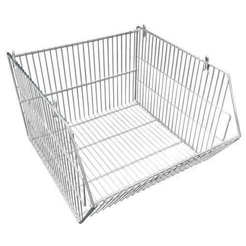 Panier en fil d'acier - Longueur 580 mm - Manutan.fr
