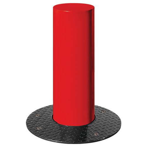 Borne rétractable Barcelone - zinc - Procity - Manutan.fr