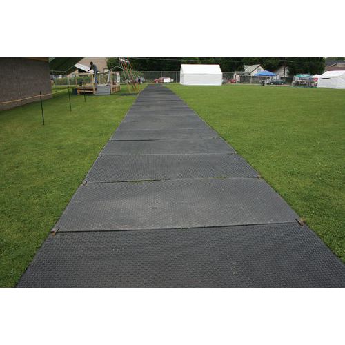 Plaques de roulage VersaMat® - Checkers noir - Manutan.fr