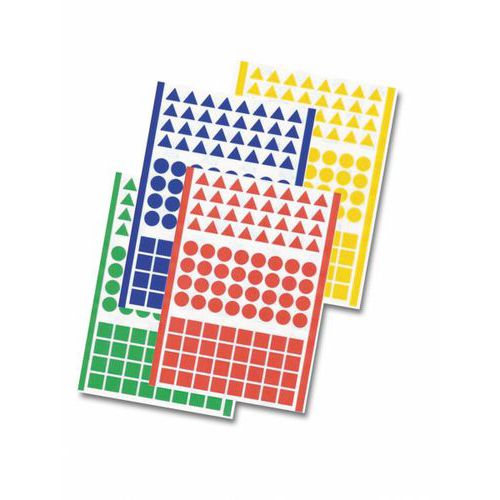Assortiment de 1920 gommettes géantes géométriques - Apli Kids - Pichon.fr