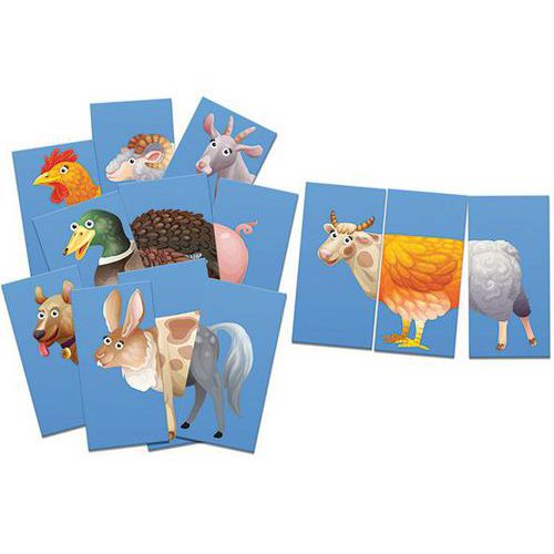 Jeux géant Mix Max - Les animaux de la ferme - Pichon.fr