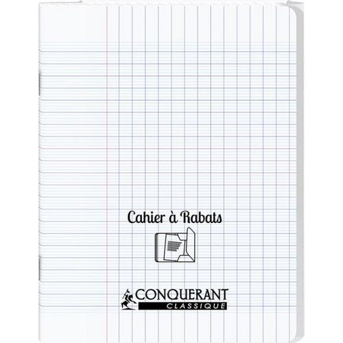 Cahier avec rabats 96 pages seyes, format 24 x 32 cm Polypropylène ...