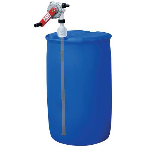 Pompe manuelle adblue® rotative avec tuyau - Manutan.fr
