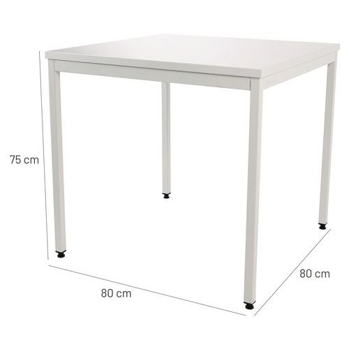 Table Basic-Line - Profondeur 80 cm - Manutan Expert - Manutan.fr