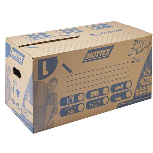 Carton à double cannelure - Mottez - Manutan.fr