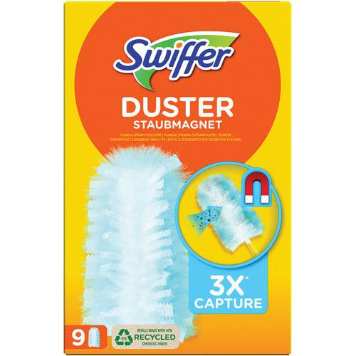 Recharge plumeaux Swiffer Duster - Boîte de 9 - Swiffer - Manutan.fr