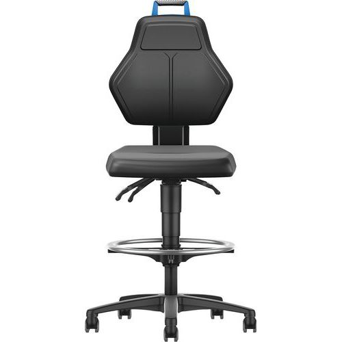 Siège d'atelier - Haut à roulettes autobloquantes - Manutan Expert ...