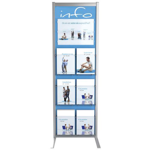 Présentoir Info sur pieds Paperflow - Manutan.fr