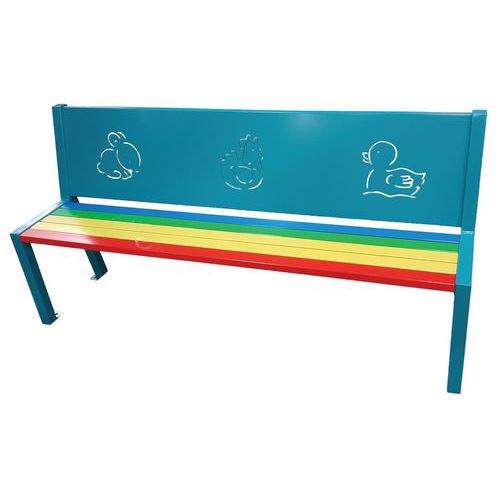 Banc enfant pour école papayer - Manutan.fr