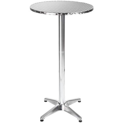 Table haute de bar rabattable en aluminium - Manutan.fr