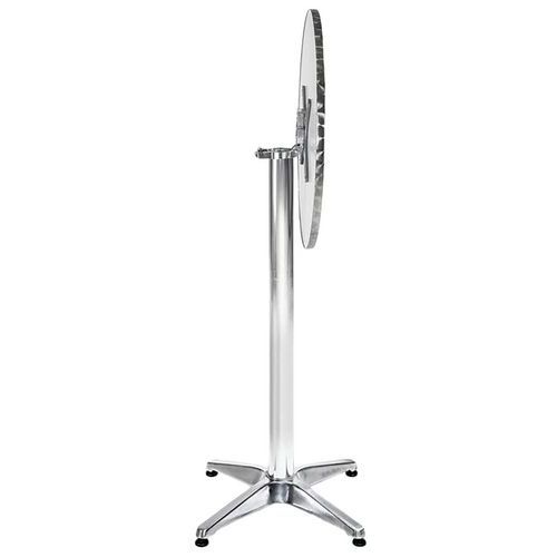 Table haute de bar rabattable en aluminium - Manutan.fr