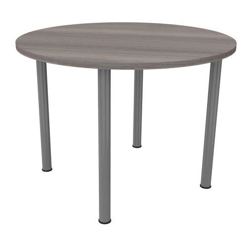 Table de réunion Astro ronde 4 pieds Ø 120 cm Buronomic - Manutan.fr
