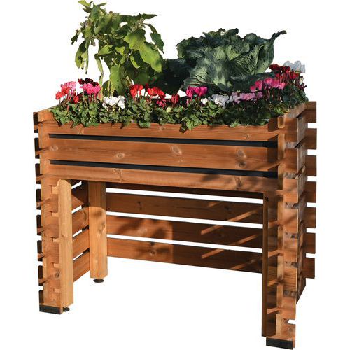 Pack complet : potager haut PMR Carre Serre - Manutan.fr