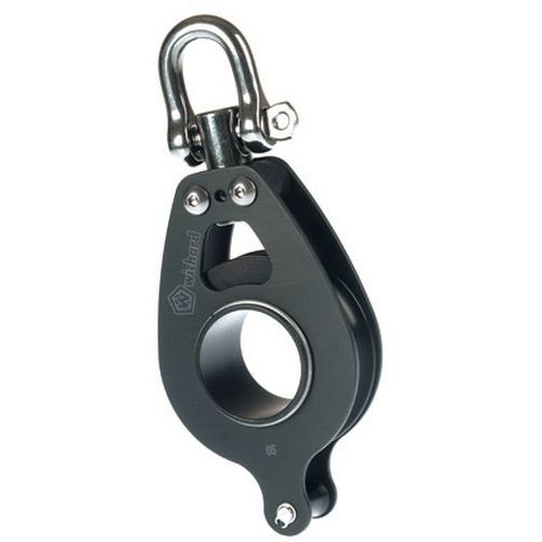 Poulie rouleau plastique avec accroche inox - Wichard - Manutan.fr