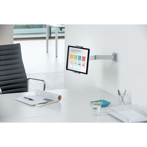 Support tablette mural avec bras articulé - Durable - Manutan.fr