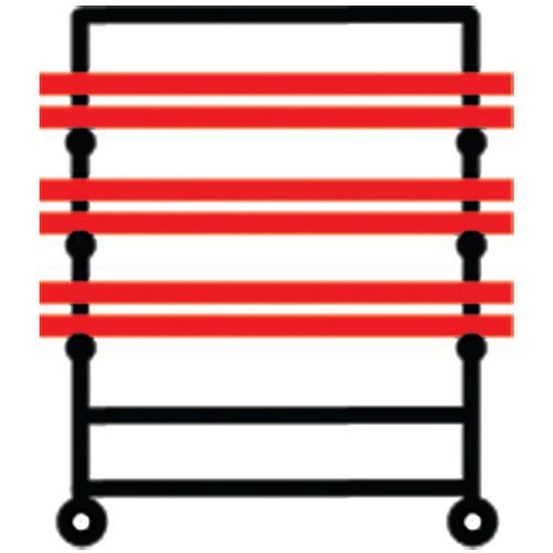Mini-rack Cantilever mobile - charge 350 kg par niveau - Trilogiq ...