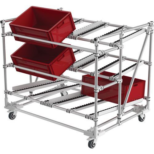 Chariot de picking Flowrack - Trilogiq - Manutan.fr