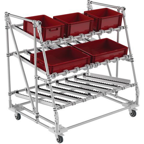 Chariot de picking Flowrack - Trilogiq - Manutan.fr