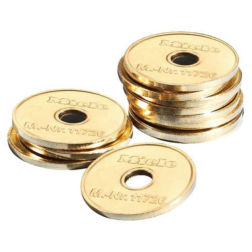 Lot de 50 Jetons WM9 pour sèche linge -Miele Professional - Manutan.fr