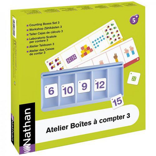 Atelier boîtes à compter 3 pour 2 enfants - Nathan - Pichon.fr